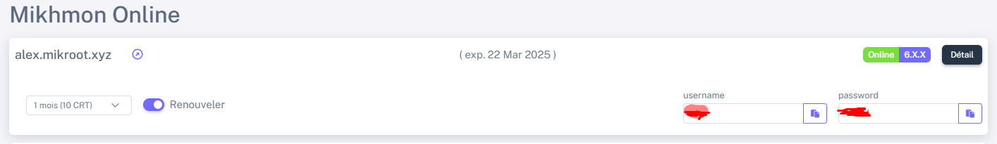 egMikhmon online | Docs Mikroot